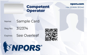 NPORS Excavator 360° (N202) - JRS Training